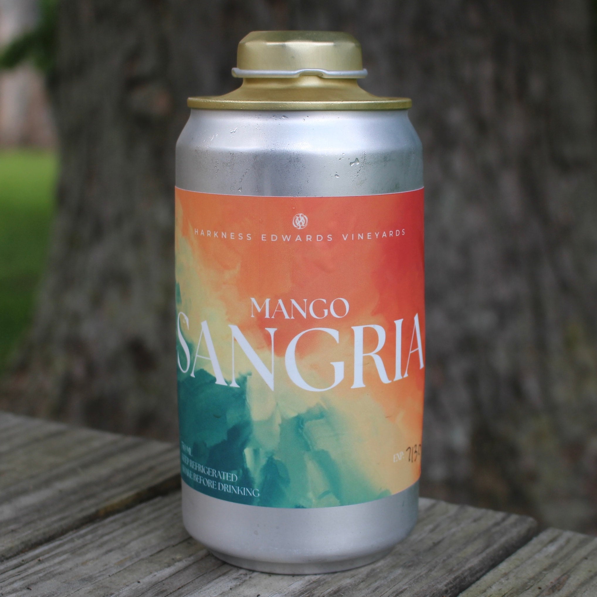Mango Sangria Crowler 750 mL | Harkness Edwards Vineyards